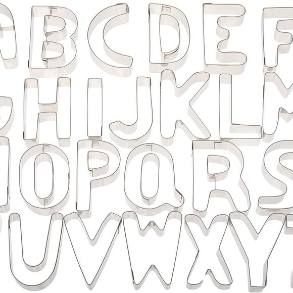 Kitchen | Vintage Abc Cookie Cutters 3 Each 26 Total | Poshmark